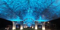 China 60w 100w 200w 400w Water Effect Led Projector Light For Building Bridge Lighting for sale