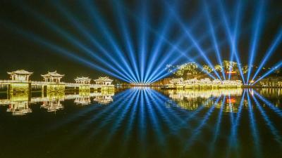 China 0.3m 0.5m 1m Outdoor Linear Washer Light 24w Ip67 Dmx512 Architectural Spotlight for sale