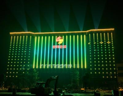 China 16x5w Rgbw Dmx512 Led Flood Light Ip65 Led Dj Bar For Building Project for sale