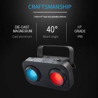 China 2 Eyes Led Blinder Light Ip65 Outdoor Audience Light DMX512 Cob Par Light 200w Spotlight for Theatre for sale