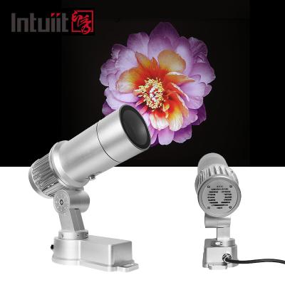 China New Hot factory Waterproof Outdoor Exterior HD 60W dmx LED Logo Gobo rotating Projector Light image building projection for sale