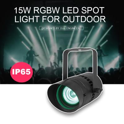 China IP65 15W RGBW Narrow Beam Directional Outdoor Landscape Garden Spotlight for sale