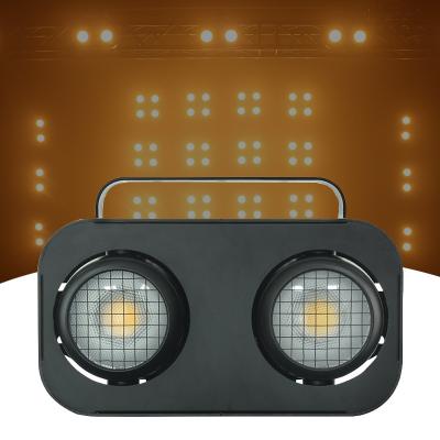 China Professional 2 Eyes High Brightness Blinder Light 2X90W Cob Led Stage Par Audience Light for sale