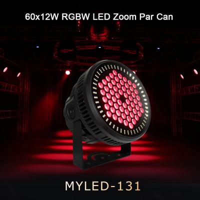 China Outdoor Architectural Lighting 60 PCS X 12W RGBW 4 In 1 LED Waterproof Par Light IP65 for sale