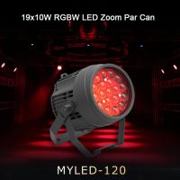 China LED Par 19*10W RGBW 4in1 Waterproof DMX LED Par Lighting For Party Or Stage Night Bar for sale