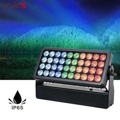 China Building Outdoor LED 40X10W 4in1 Pixel Flood Wall Washer IP65 Waterproof City Color Light for sale