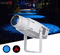 China Custom 400W Outdoor IP65 RGBW LOGO LED Projection Lights Commercial Street GOBO Landscape Projector Lights for sale