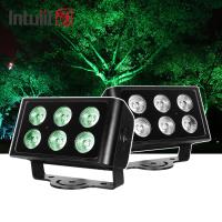 China 6x5w RGBW 4 in 1 LED Flood Light IP65 Waterproof Flat Spotlight Outdoor Performance Background DJ Disco Stage Par Light for sale