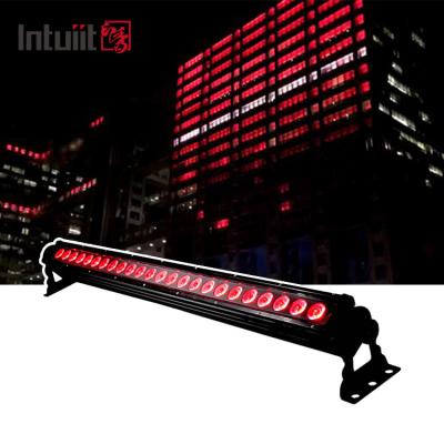 China Outdoor IP65 24pcs Led Stage Light With DMX RDM Led Wall Wash Light 24 Eyes Rgb Led Bar Light for sale