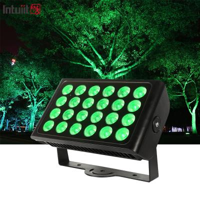 China Waterproof 24pcs 160w LED Flood Light RGBW 4 In 1 City Color Light 24*10w Outdoor LED Wall Washer Stage Lights for sale