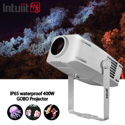China Custom Logo Outdoor Facade Lights IP65 Waterproof 200W Led RGBW Rotating Gobo Projector Gobo Light for sale