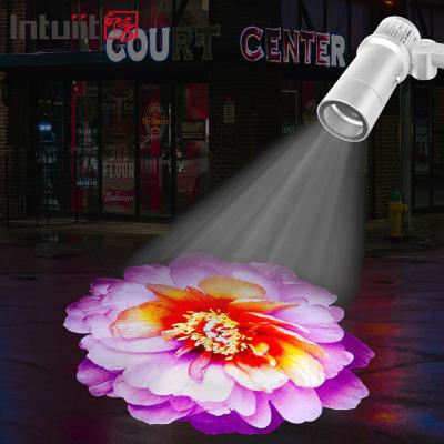 China Customized 60W IP65 LED Gobo Logo Projector Waterproof Outdoor Building Advertising Lights With Aluminum Body for sale