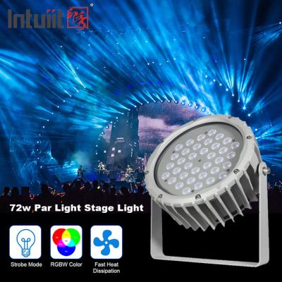 China Facade Landscape DMX512 RGBW Controlled Waterproof IP65 Outdoor 72W LED Flood Light for sale
