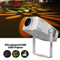 China Waterproof 400W Rotating Image Logo FLoor Gobo Projector Outdoor For Advertising for sale