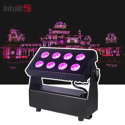 China IP65 8x15w RGBW 4in1 LED Flood City Color Washer Lighting For Outdoor Building for sale