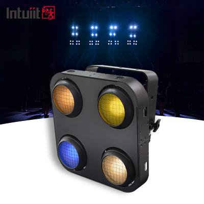 China Ip65 4x90w Amber+Warm White RGB Led Cob Audience Blinder Light Outdoor Waterproof 4 Eyes for sale