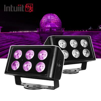 China 6x5W 4in1 Outdoor Dmx Rgbw IP65 Led Wall Washer Led Flood Light for sale