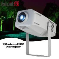 China 200w Waterproof Outdoor Led Pattern Custom Logo Projector Ripple Water Wave Effect Lights for sale