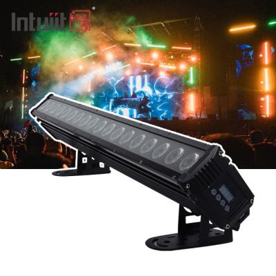 China 18x8W Led Wall Washer Outdoor Lighting Bar 4in1 With Dmx512 Lights For Building Exterior for sale