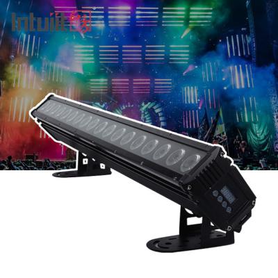 China 18x8W DMX512 RGBW 4 in 1 Wall Washer LED Lights Outdoor Linear Light For Party Stage Lighting for sale