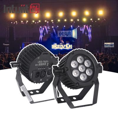 China LED Stage Light 7X22W RGB Aluminum DMX512 LED Par Light For Wedding Event for sale