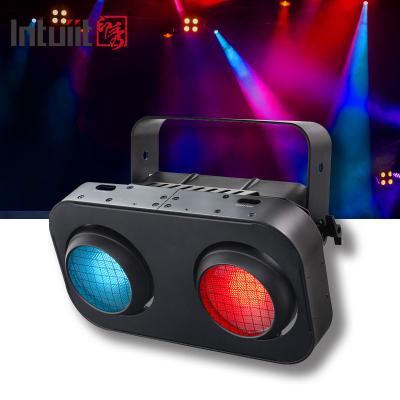 China Stage Audience Light 2-eye RGBW 4in1 Led Cob Blinder 200W For Disco Stage Lights for sale