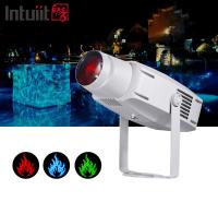 China Advertising Outdoor Theme Park Dynamic Water Ripple Projection Light Waterproof 400W Led Water Wave Effect Projector for sale