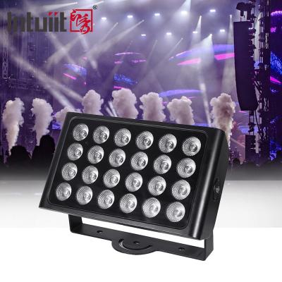 China Waterproof IP65 City Color DMX512 24x10w RGBW Outdoor Led Wall Washer Flood Light for sale