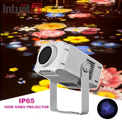 China 100w Rotating Outdoor Advertising Waterproof Led Gobo Logo Projector Light for sale