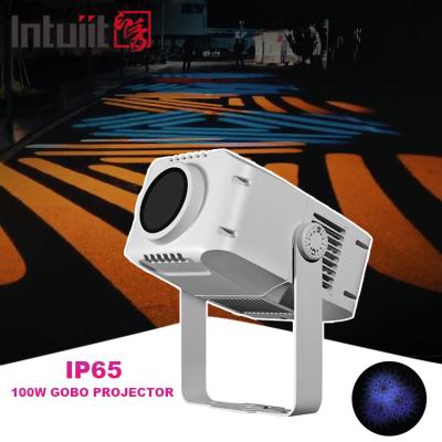 China Gobo Projector Outdoor 100W Waterpoof Advertising Customized Logo Full Color LED Waterproof Logo Projector for sale