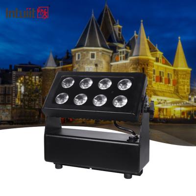 China Waterproof Battery Powered City Color Wash lighting Projector 8X15W RGBW leds DMX512 Control led stage lights for sale