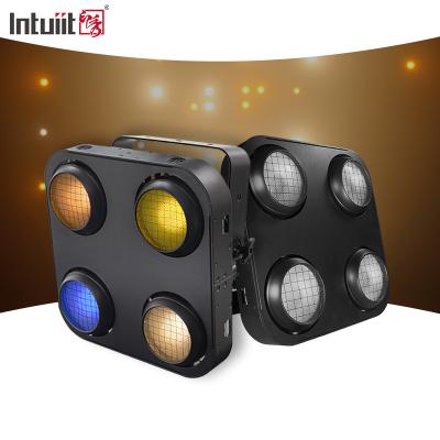China Stagelight Outdoor 4X90W COB Amber Warm White Audience LED Blinder Light for sale