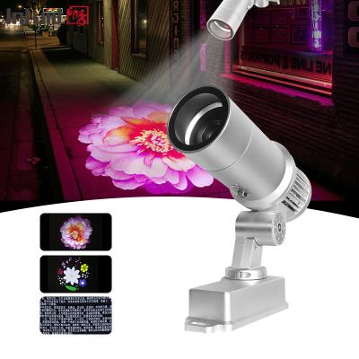 China Global Custom 60W HD IP65 Waterproof Outdoor Door Projection Lamp Led Advertising Light Logo Gobo Projector for sale