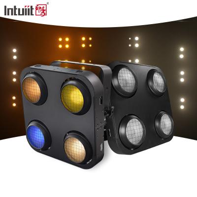 China 4X90W 4 Eye Led Cob Blinder Light Amber Warm White 2In1 Ip65 Waterproof Led Stage Light for sale