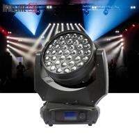 China LED Wash 37x10W Zoom Stage Lighting DMX Beam Wash Moving Head Lights for sale