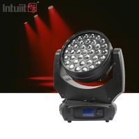 China 37x10W Zoom Beam Wash Moving Head Light For Stage Lighting Effect With RGBW 4in1 LED And DMX Control Dj Disco And Nightclub for sale