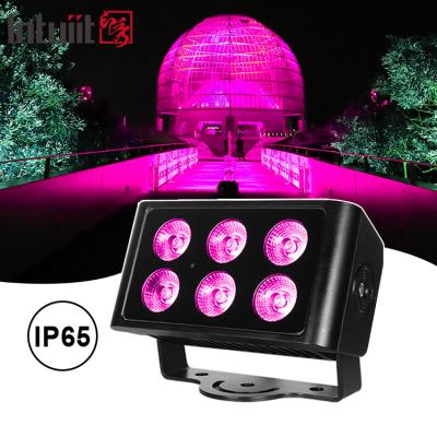 China 6x5W Led Rgbw 4in1 Waterproof Ip65 City Color Wall Washer Led Wash Flood Light for sale