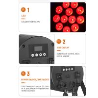 China Outdoor Stage Light IP65 Waterproof 18x20W LED Par RGBWA+UV 6 in 1 DMX512 Wash Light for Wedding Party Disco Event Building Facade for sale