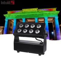 China IP65 Waterproof 8x10w Wireless Battery Powered Par Uplight Dmx Stage Led Wall Washer Light for sale