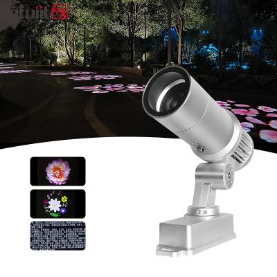 China Outdoor Waterproof Advertising Gobo Projector Light 60W Pattern Rotation Led Gobo Logo Light for sale