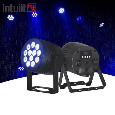 China 12*20w RGBWA+UV LED Outdoor Waterproof Uplights Wireless Dmx Battery Par Light For House Decoration Stage Effects Event Club for sale