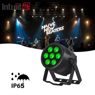 China 7x20W RGBWAUv 6in1 Par Uplight LED Par Stage Lighting for sale