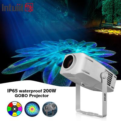China 200W Gobo Projector Outdoor Ip65 Brightness Advertising Led Logo Light Gobo Projector Warehouse Advertising Lights for sale