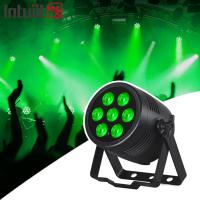 China 7x20W Rgbwauv Led Stage Par Light Dmx512 Control Par Light For Event Wedding Church Stage Party Par Lights for sale