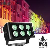 China Waterproof IP65 Outdoor Dmx 6X5W Rgbw Led Wash Flood City Color Led Wall Washer for sale