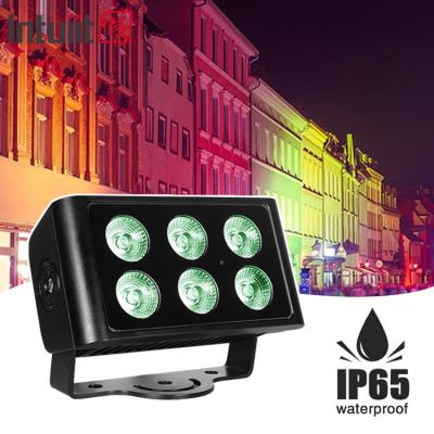 China Waterproof IP65 Outdoor Dmx 6X5W Rgbw Led Wash Flood City Color Led Wall Washer for sale