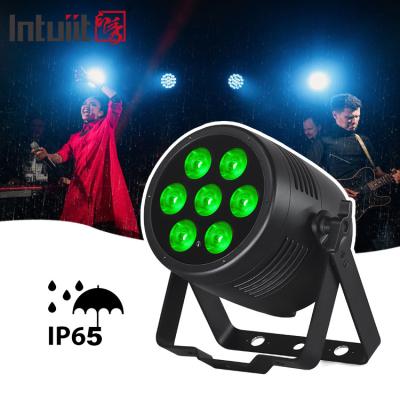 China IP65 Led Waterproof Par Light 7x20w Rgbwa-uv 6in1 Outdoor Led Par Can Light for sale