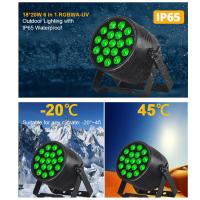 China Outdoor Stage Light IP65 Waterproof 18x20W LED Par RGBWA+UV 6 in 1 DMX512 Wash Light for Wedding Party Disco Event Building Facade for sale