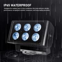 China Professional IP65 Waterproof 6x5W RGBW 4-in-1 LED Flood Light Outdoor Landscape Spotlight for Garden Tree Building Facade Decoration for sale
