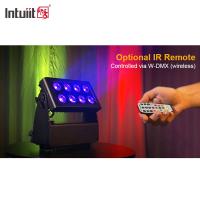 China Outdoor IP65 Waterproof 8x15W RGBW 4 in 1 Battery Powered Wireless DMX LED Flood Light Stage Wash Light for sale